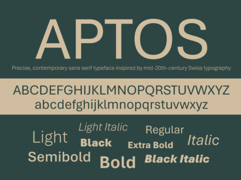 Microsoft's Innovative Step Forward with the Aptos Font | Paradigm ...