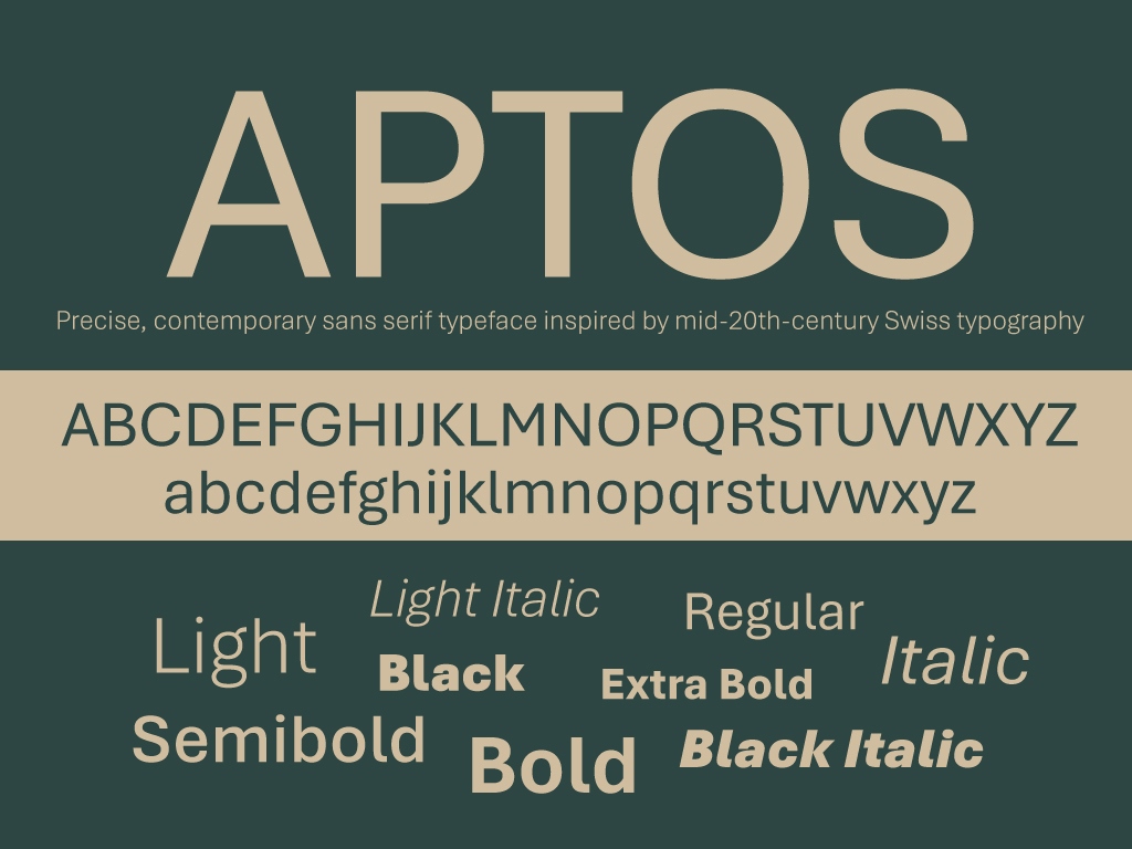 Microsoft's Innovative Step Forward with the Aptos Font | Paradigm ... Microsoft's Innovative Step Forward with the Aptos Font | Paradigm ...